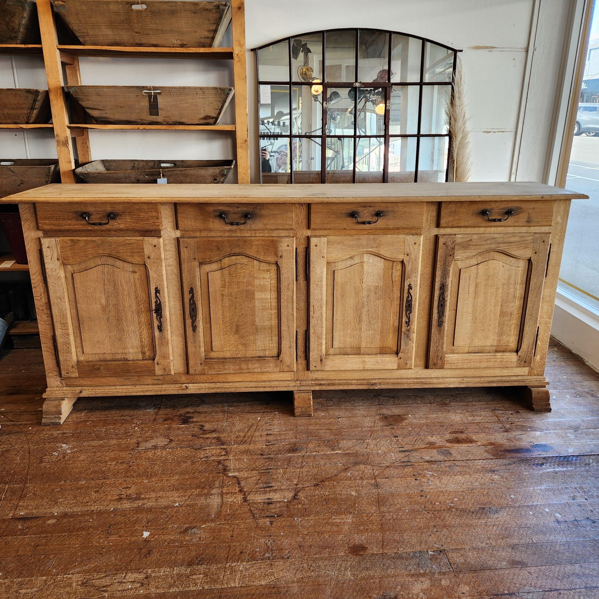 Oak Buffet Unit- France - Vintage Industries